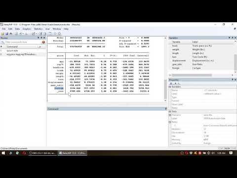 stata Basics #5: CAREFUL when interpreting regression results (correlation vs. causality)