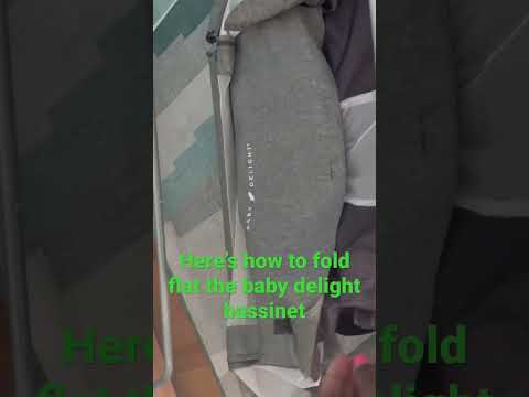 Your bedside bassinet can fold flat. Here’s how… #shorts