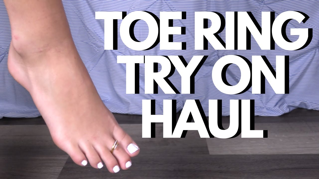 toe rings try on haul !!!