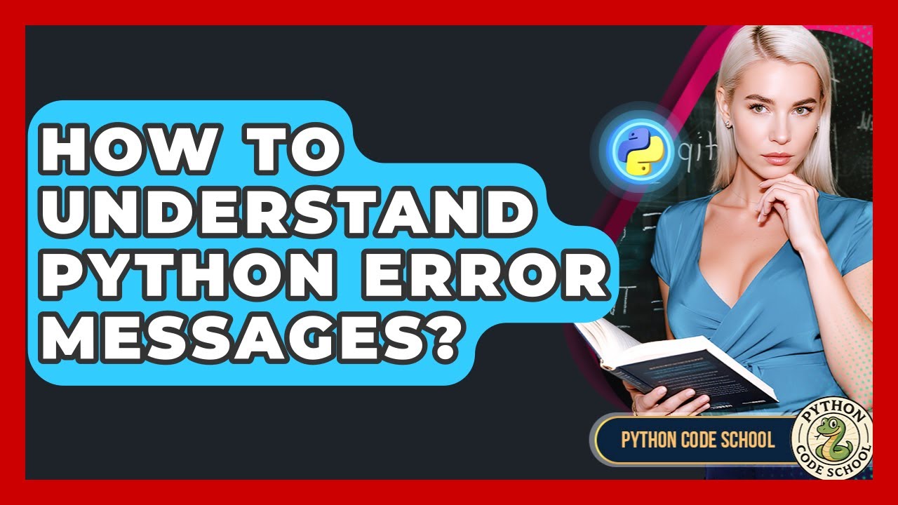 How To Understand Python Error Messages? - Python Code School