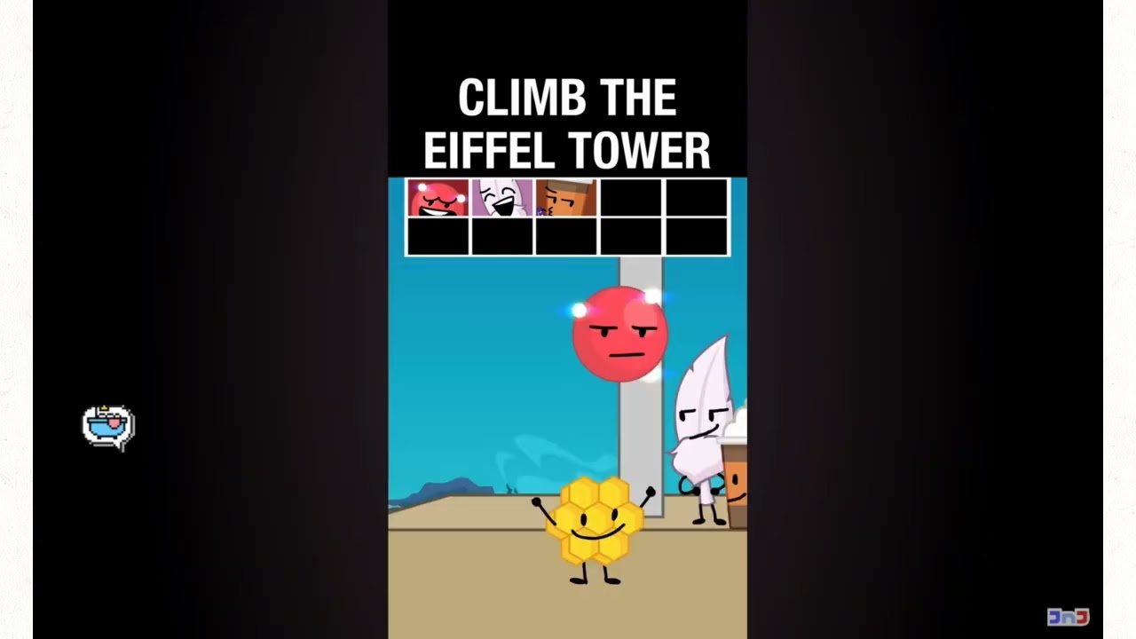 BFDI MINI 1 REDUX: CLIMB THE EIFFEL TOWER.