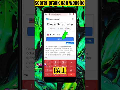 secret prank call website😳🔥|Unlimited call #tech #shortsfeed #prankcall