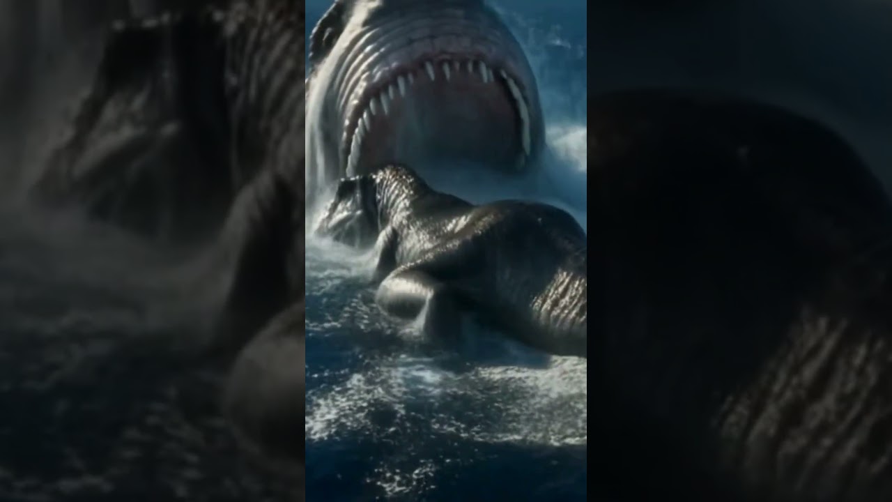 Megalodon vs T-Rex - AI generated