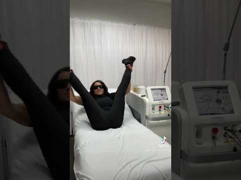 The correct way to pose for Brazilian laser hair removal