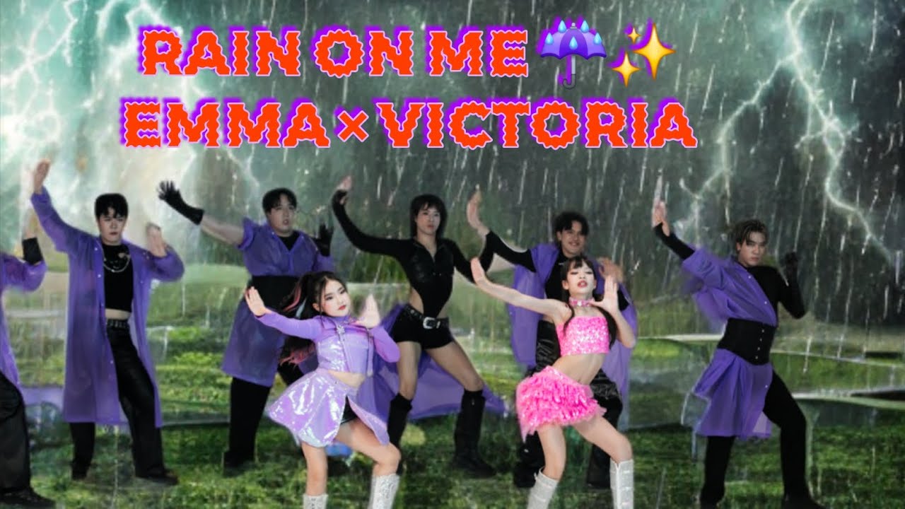 RAIN ON ME ☔ covered by  Emma x Victoria | The Most Powerful Kids Dance Performance