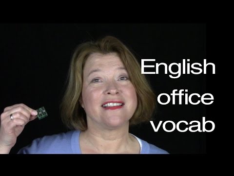 English Office vocabulary – english-at-home.com
