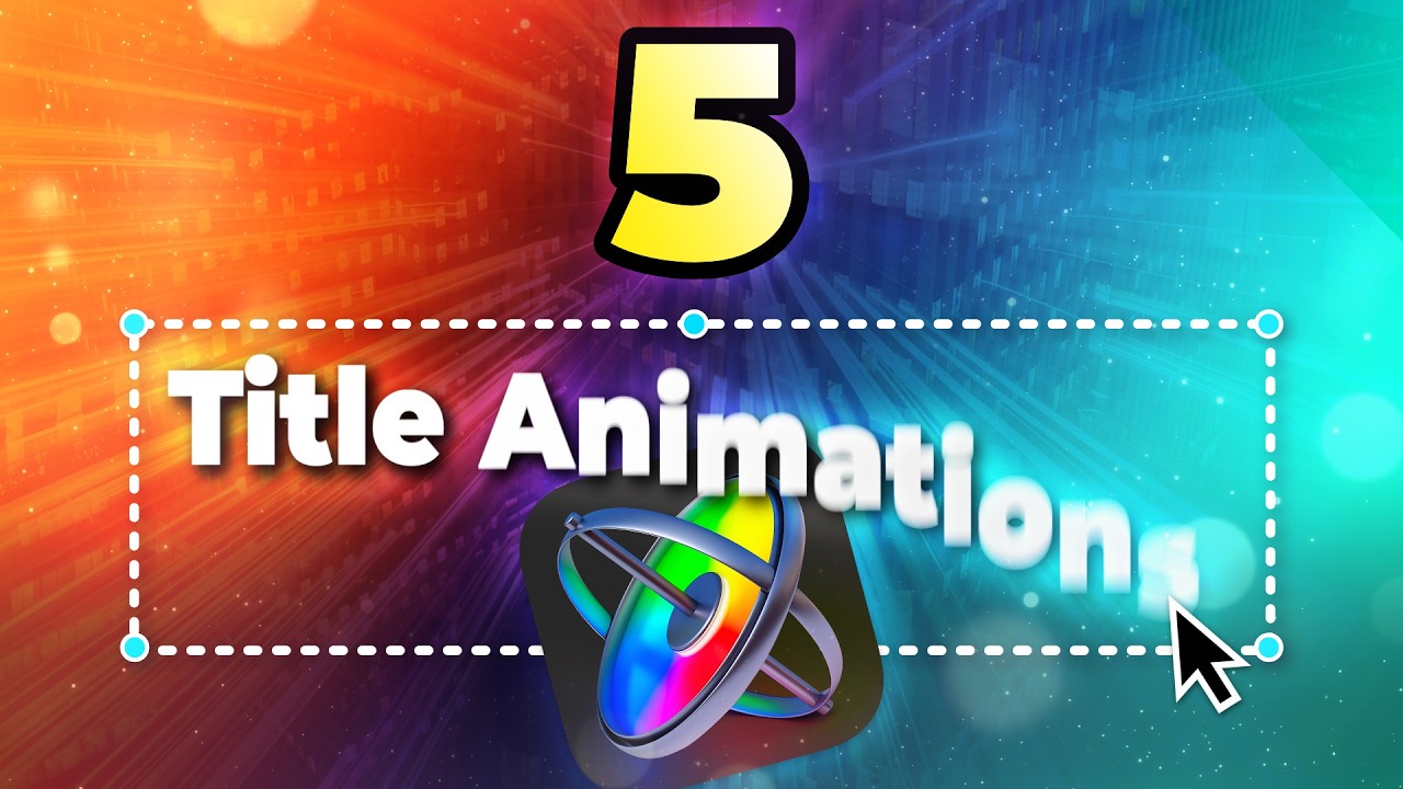 5 Title Animations in Apple Motion | Apple Motion Tutorial