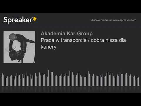 Praca w transporcie / dobra nisza dla kariery