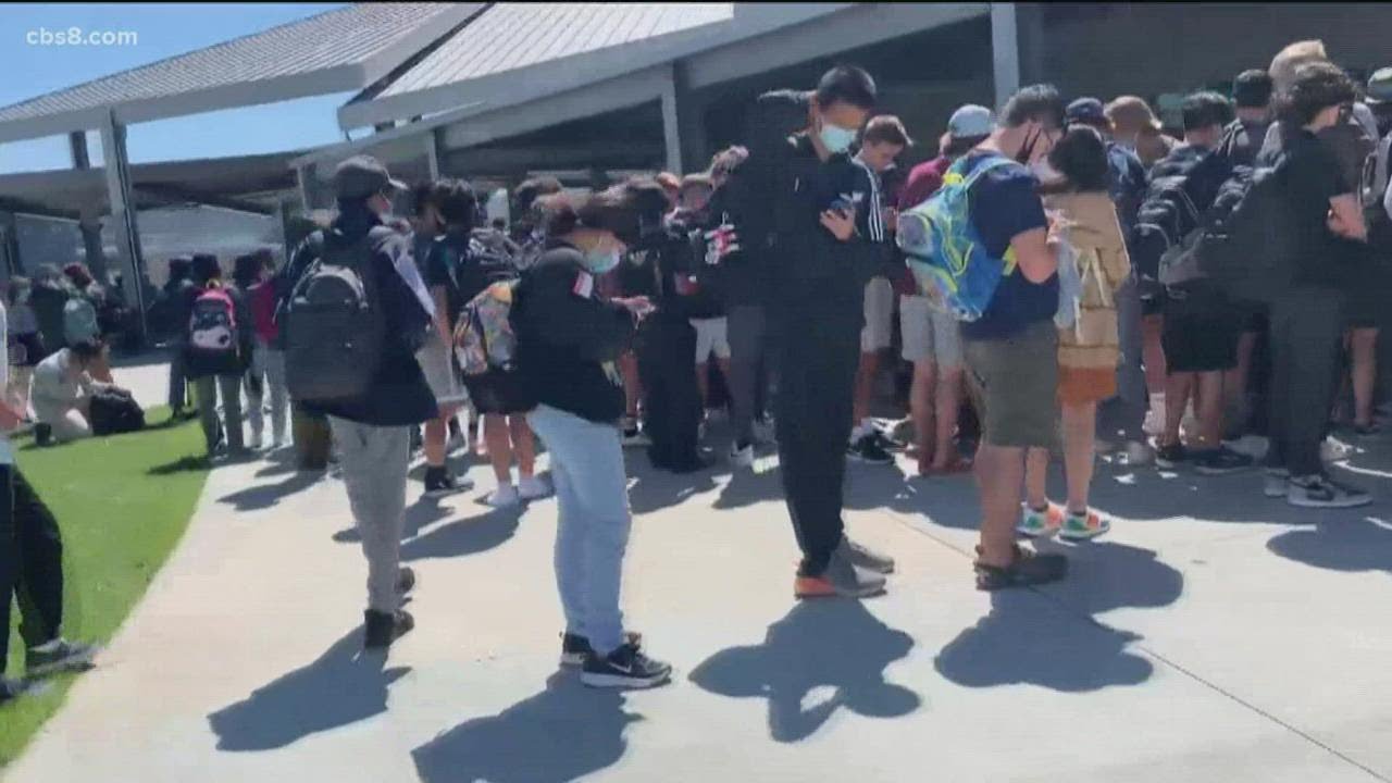Free lunch at Poway Unified Schools causing long lines, students run out of time to eat