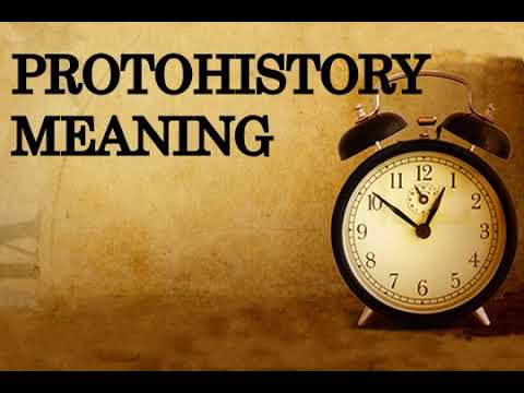 Protohistory meaning