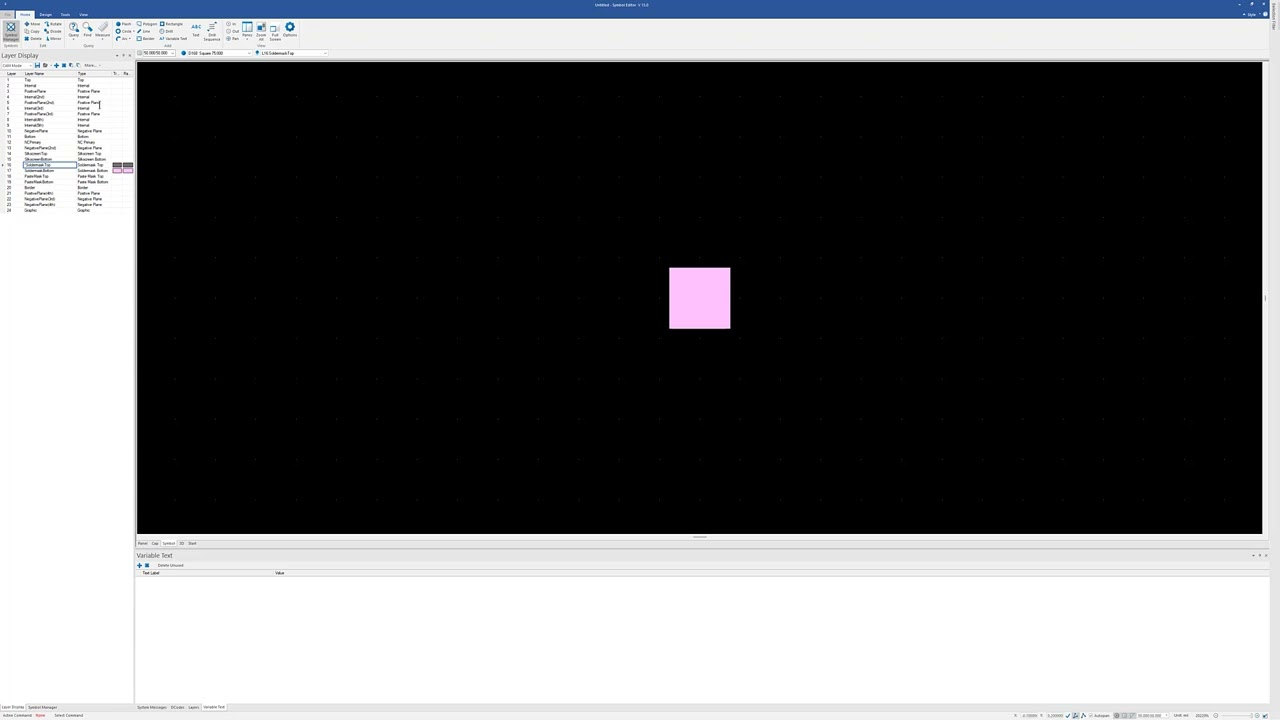 Symbol Creation for Panelization in CAM350