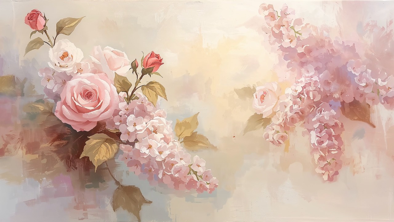 TV screen, background for tv & computer | roses background | aesthetic flowers wallpaper hd