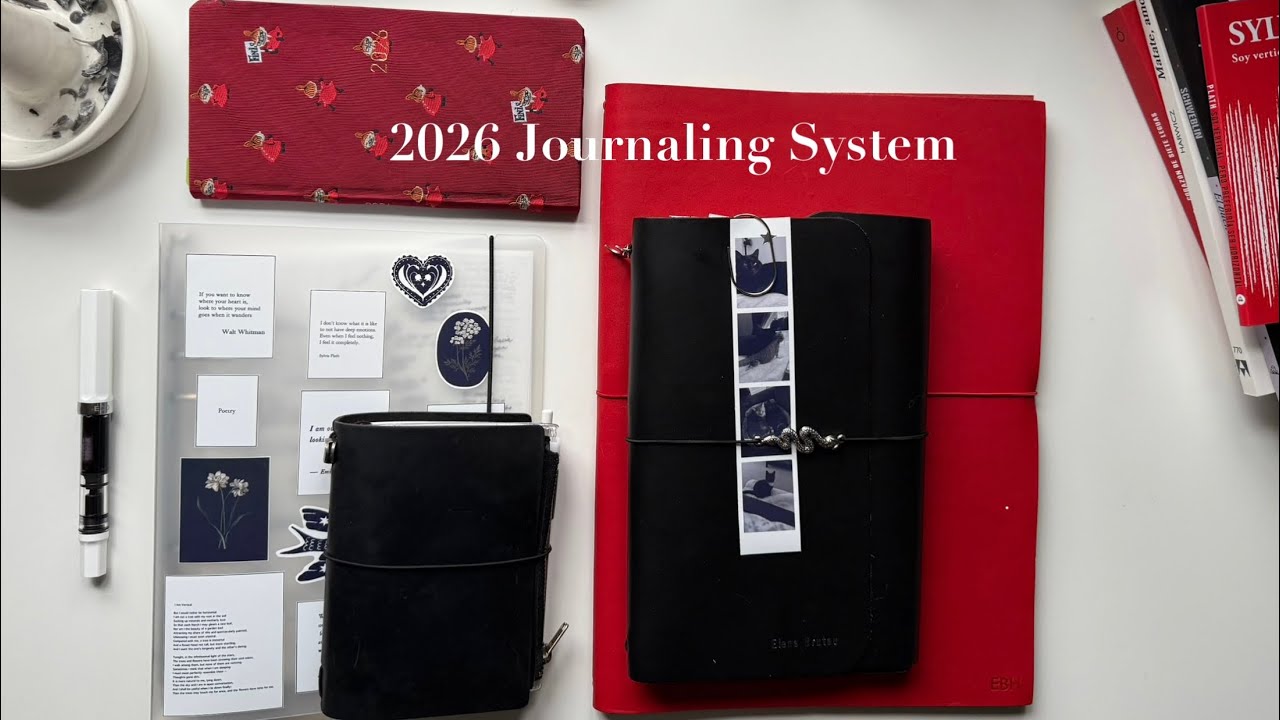 2026 Journal System (personal diary + commonplace + poetry journal + planner)