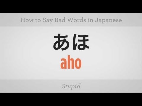 How to Say Bad Words | Japanese Lessons
