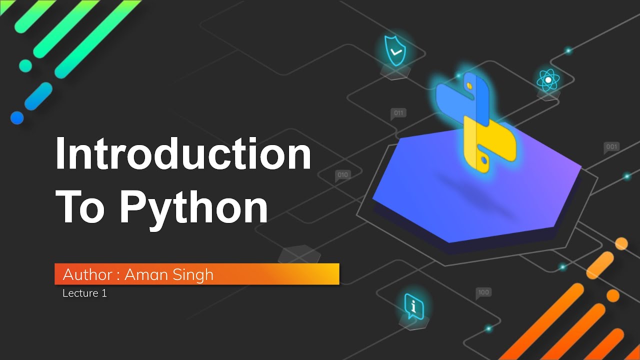 #1 Python Basics |  Introduction to python