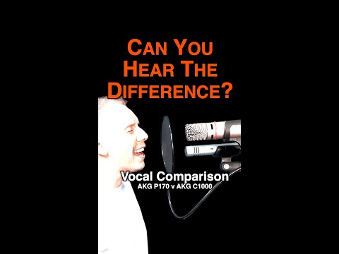 Can You Hear The Difference? AKG Perception 170 vs AKG C1000 on Vocals 🎤🔥