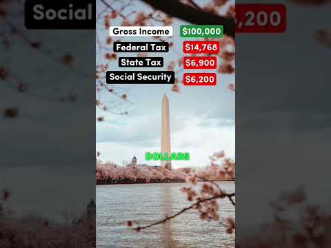 Living on a $100,000 Salary in Washington DC #washingtondc #viral #job