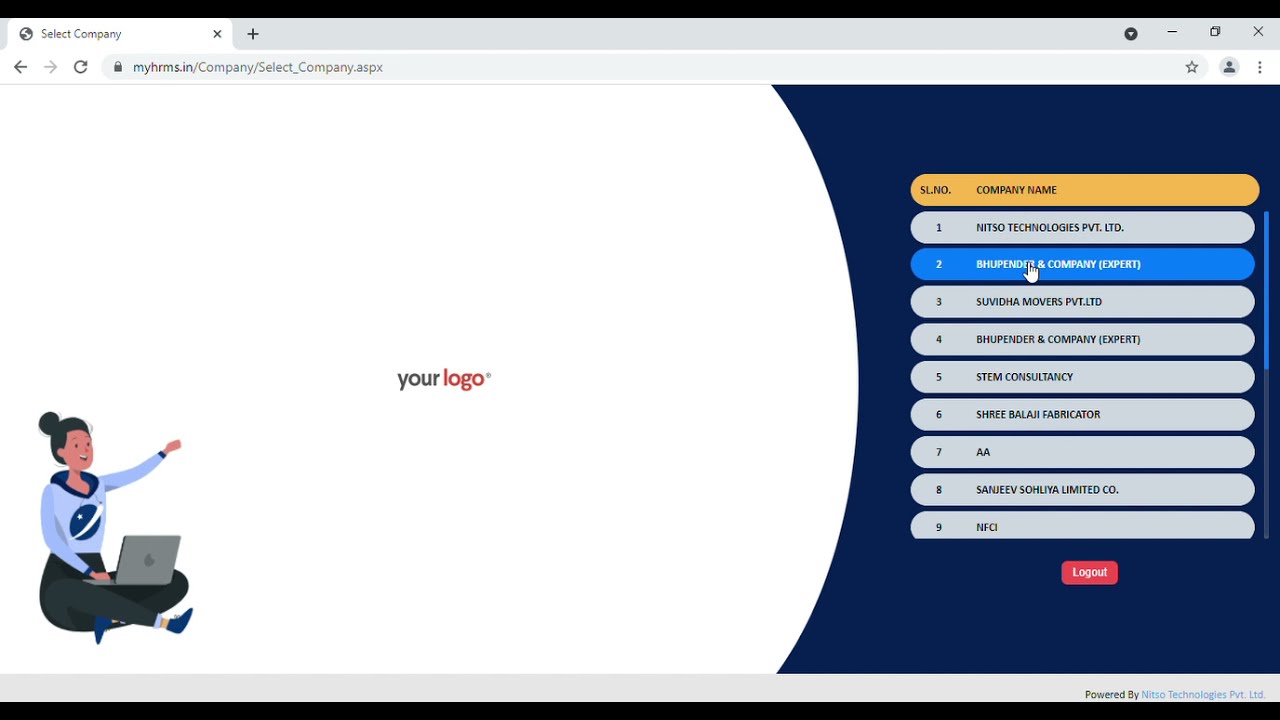 Nitso HRMS - Company,Masters & User Creations in Hindi