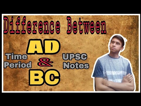 Difference B/w AD & BC ¦ Time Period