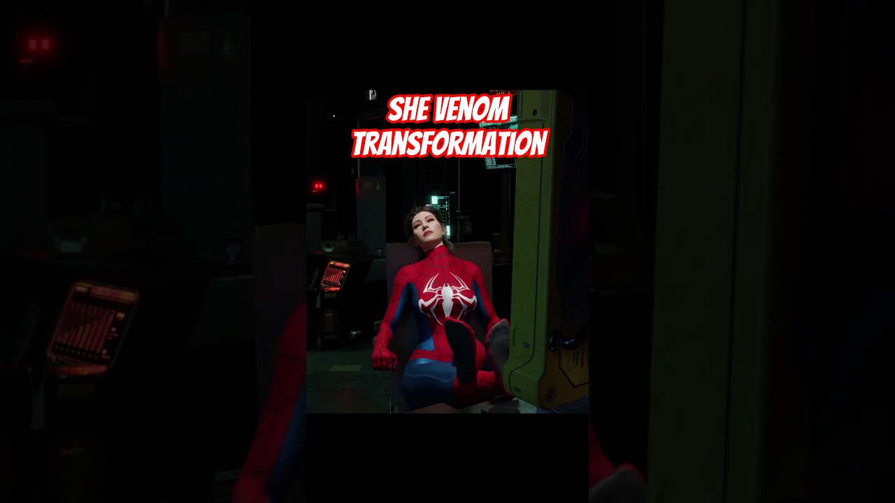Venom Attacks Spider-Girl in Her Lab | She-Venom Transformation Animation