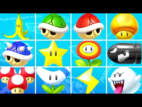 Mario Kart 8 Deluxe - All Items