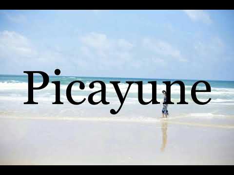 How To Pronounce Picayune๐๐๐๐๐๐Pronunciation Of Picayune