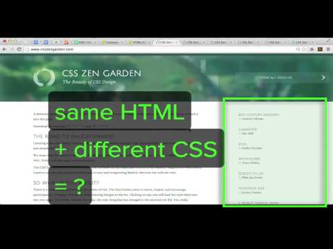 CSS Ogród Zen (film) | Właściwości CSS | Khan Academy