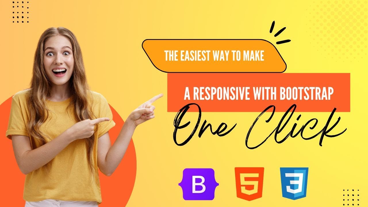 The Easiest Way to Make a Responsive with Bootstrap!