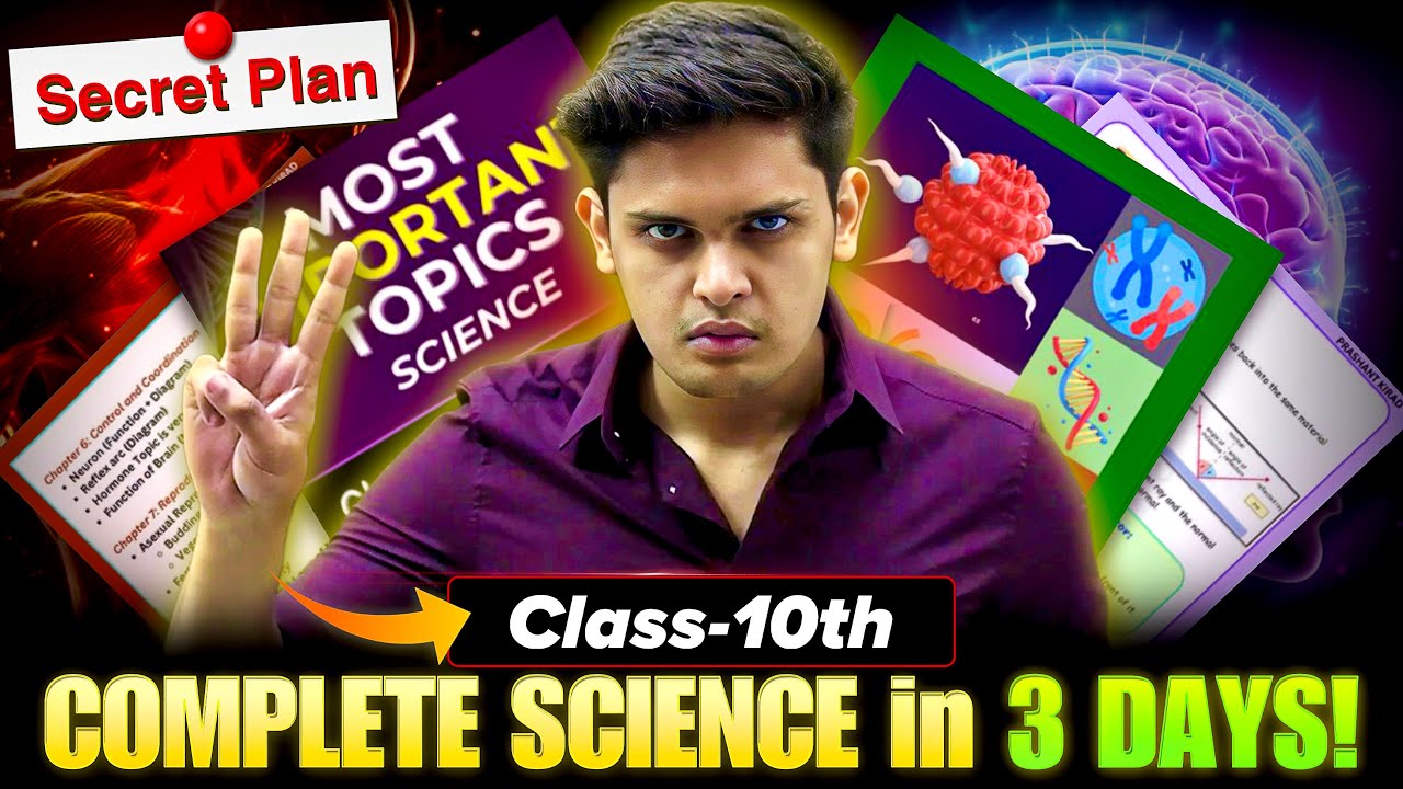 Mastering Class 10 Science in Just 3 Days: A Comprehensive Study Plan | Galaxy.ai