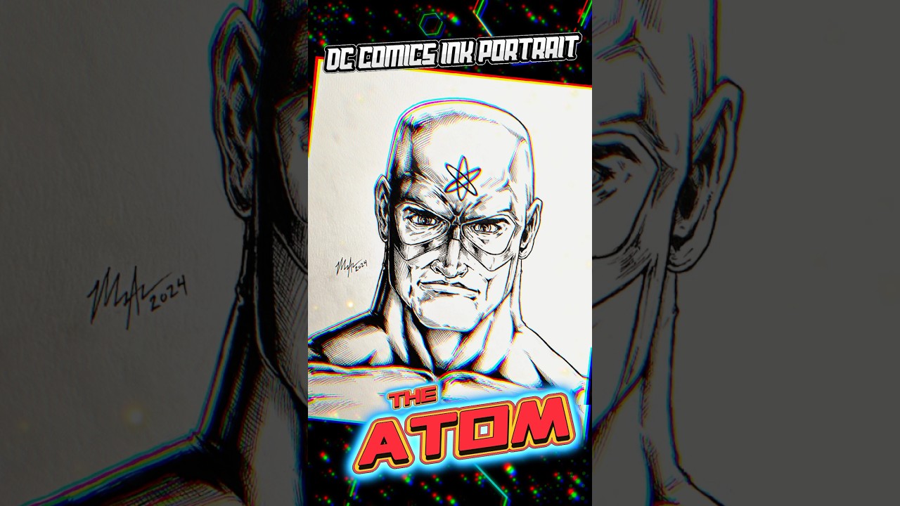 The Atom #dccomics #inkdrawing