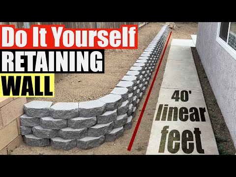 Build Your Own Retaining Wall in Just 2 Days | DIY Project Guide