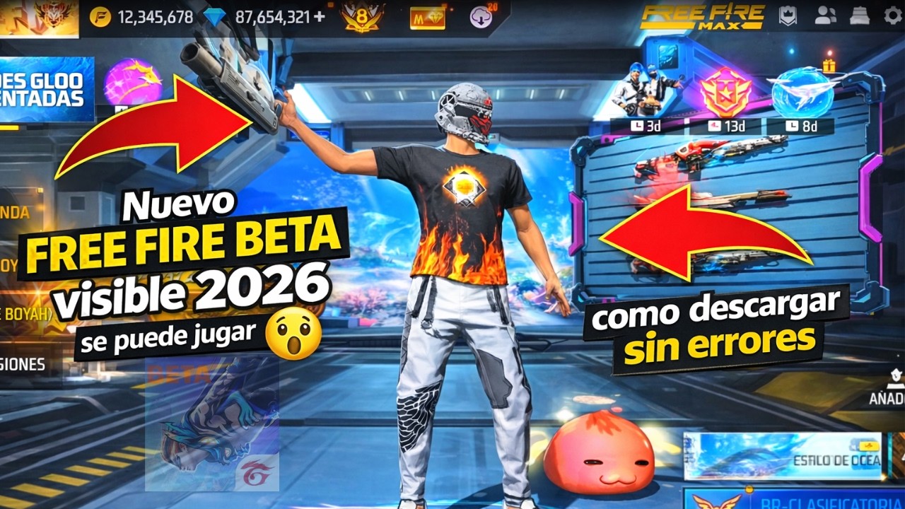 💣New FREE FIRE BETA 2026 😱 How to DOWNLOAD and INSTALL the Free Fire beta WITHOUT ERRORS (It Works🔥)