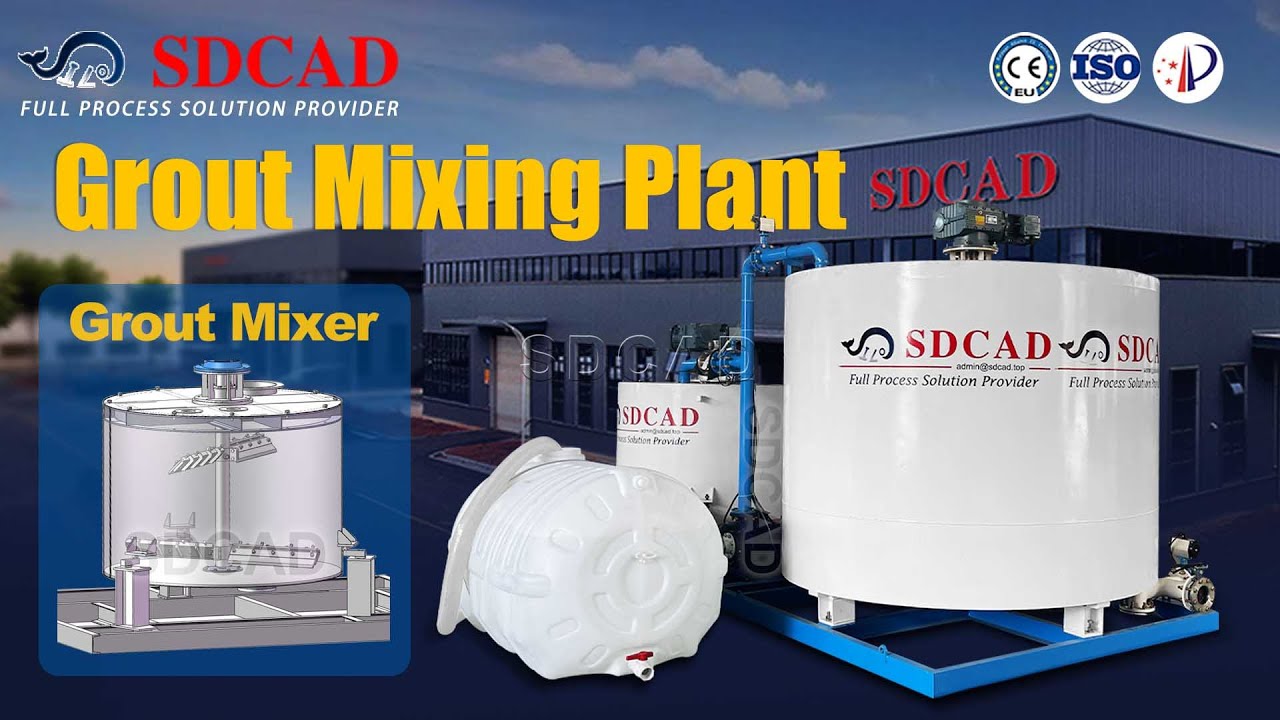 SDCAD-Grout Mixing Stations