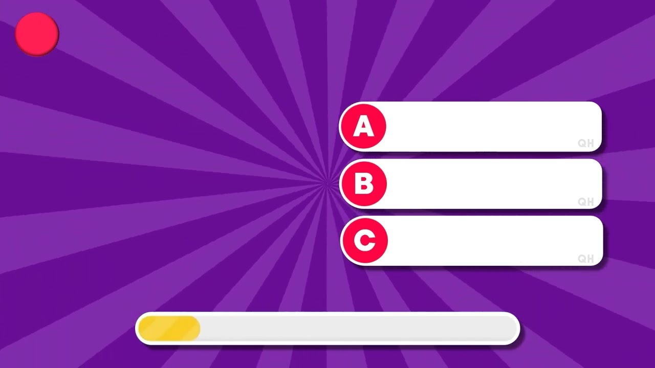 Ready-to-Use Multiple Choice Quiz Template with Transitions and Sounds!