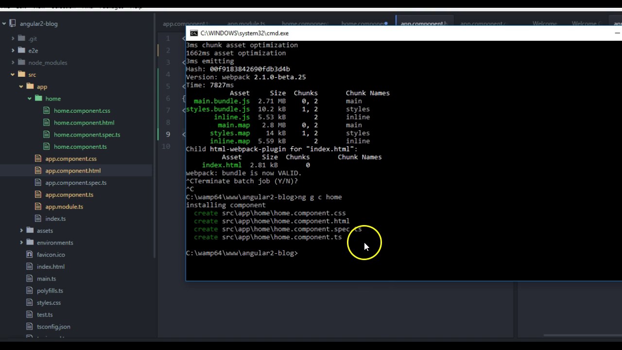 Angular 2 final tutorial - 5 - creating and nesting components