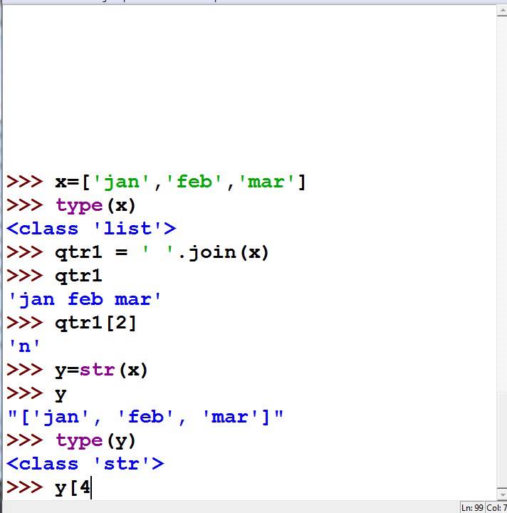 Python Join command used on a list object and string variable.