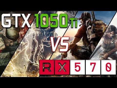GTX 1050 Ti VS RX 570 - GPU WARS