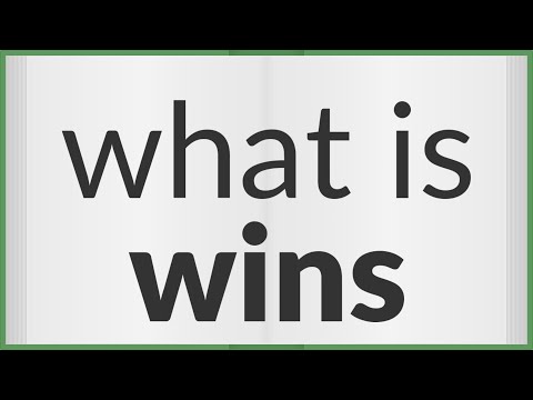 Wins | meaning of Wins