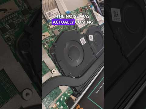 Vibrating Laptop Fans! Let’s Fix It! #shorts #pc #laptoprepair #pcrepair