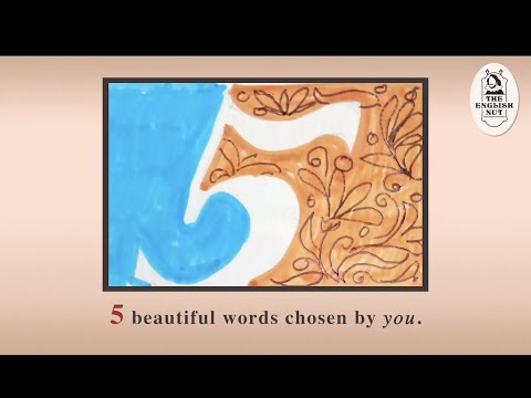 5 beautiful words chosen by you: Wanderlust. Aficionado. Phantasmagorical. Diaphanous. Sublime.