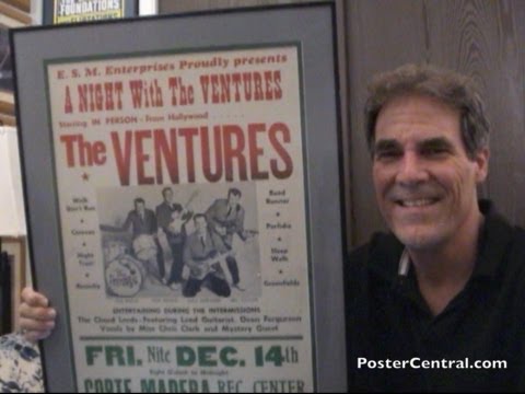 The Ventures Concert Poster 1960s Corte Madera, CA (Marin County, Bay ...