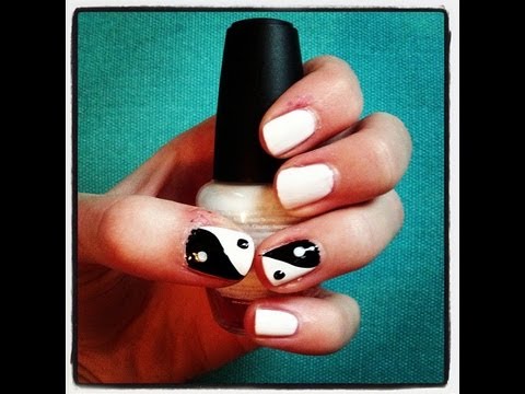 Yin Yang Nail Tutorial | Tasha Farsaci