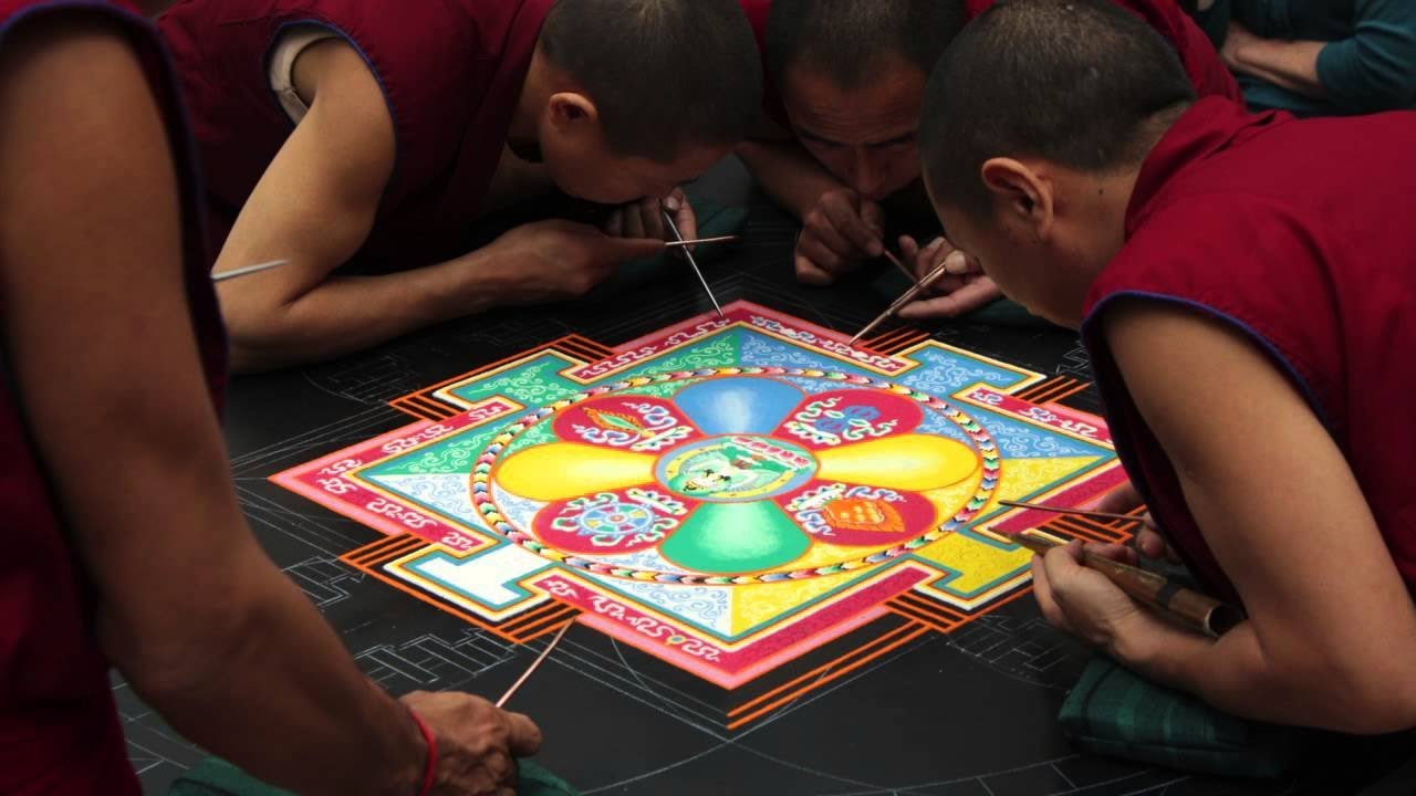 Tibetan Buddhist Thangka Paintings Documentary - Sand Mandala Lecture | Blanton Museum of Art