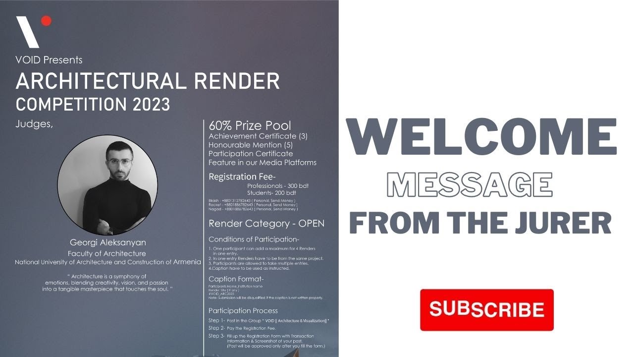 ARCHITECTURAL RENDER COMPETITION 2023