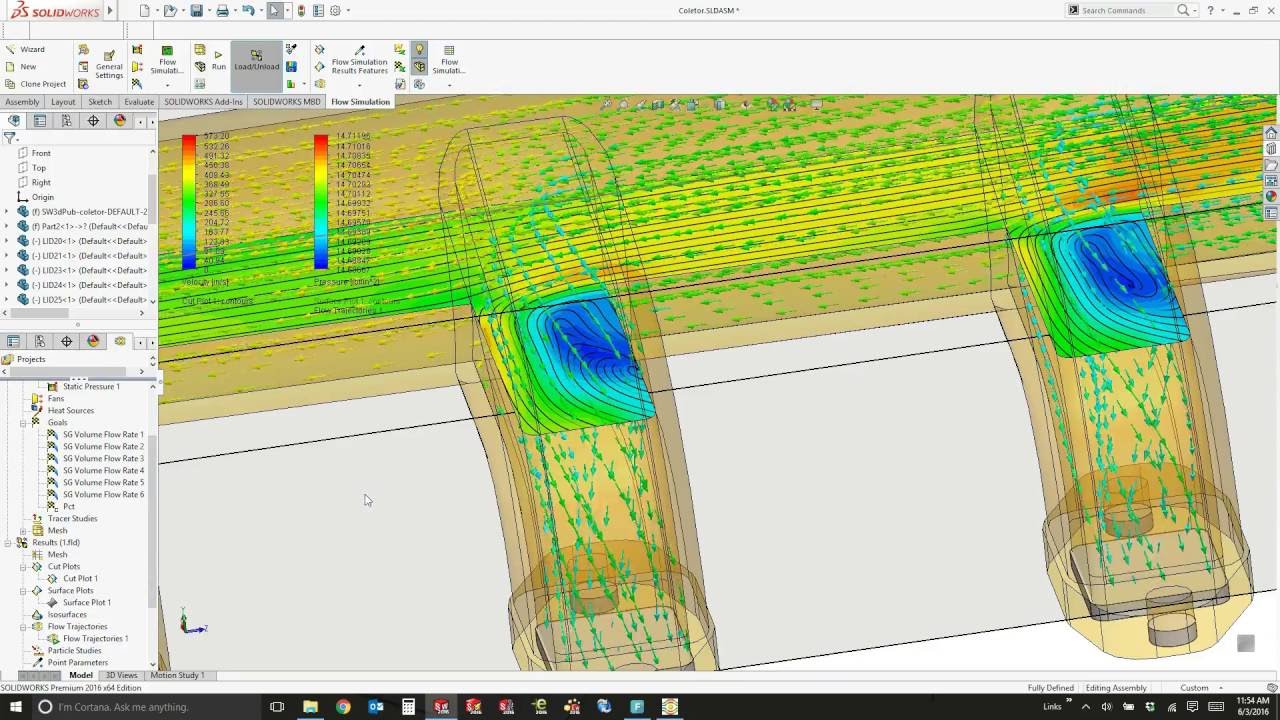 SOLIDWORKS Flow Simulation: Results Visualization