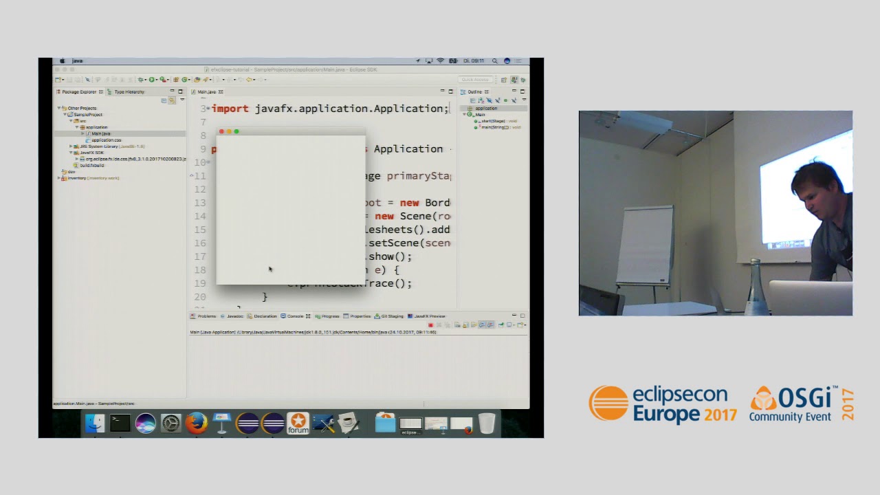ECE2017 | Developing e4 application with e(fx)clipse [Tutorial] (1/2)