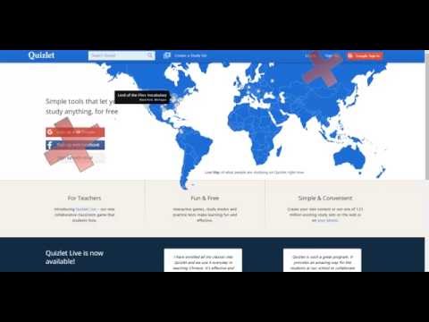 Using Quizlet