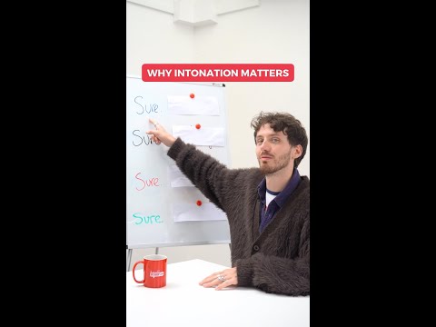 Why does intonation matter in English? #english #teacher #shorts