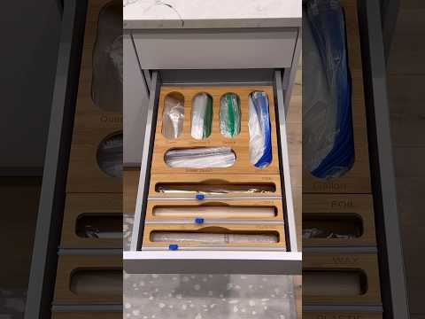 @lutzgohome | Organizing my ziplock and foil drawer with this Amazon find!