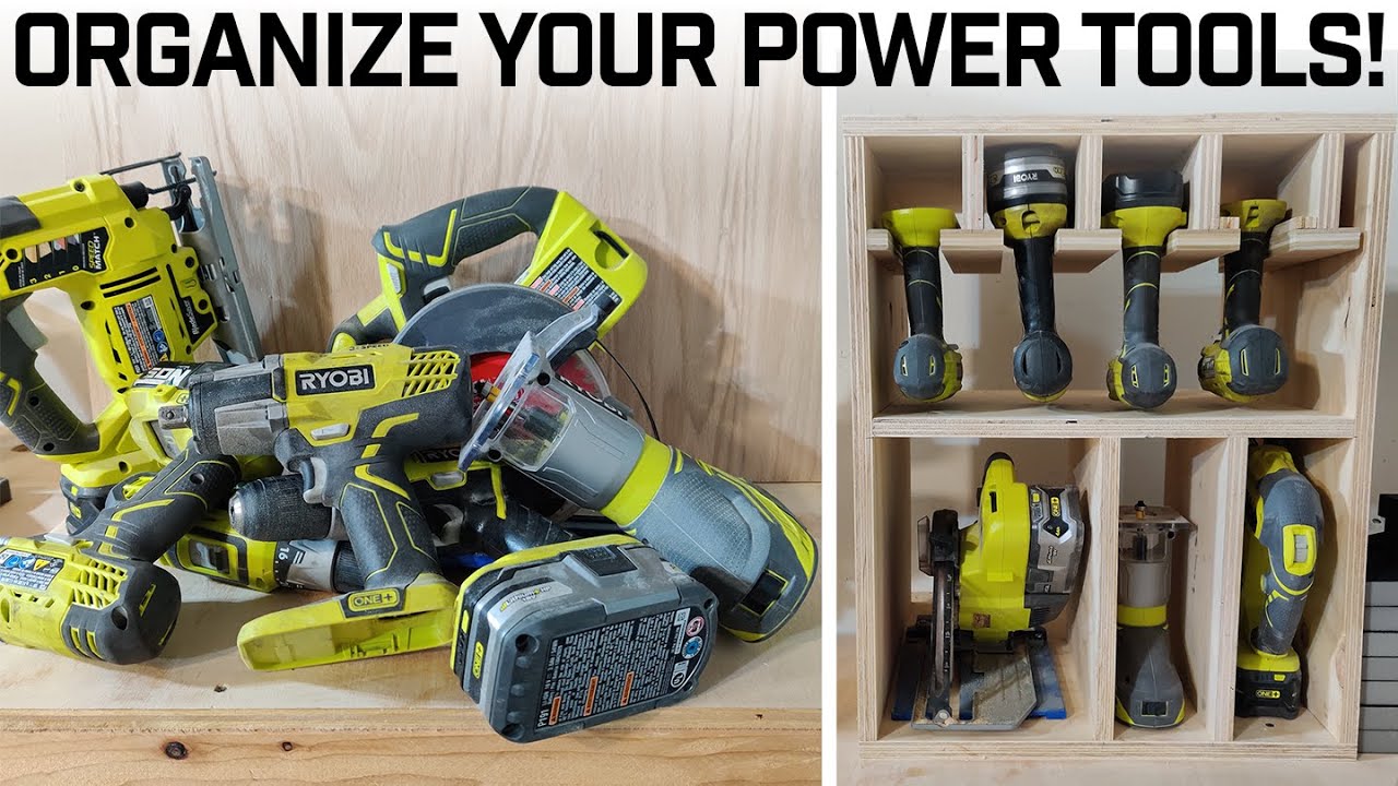 EASY Power Tool Organizer/Station